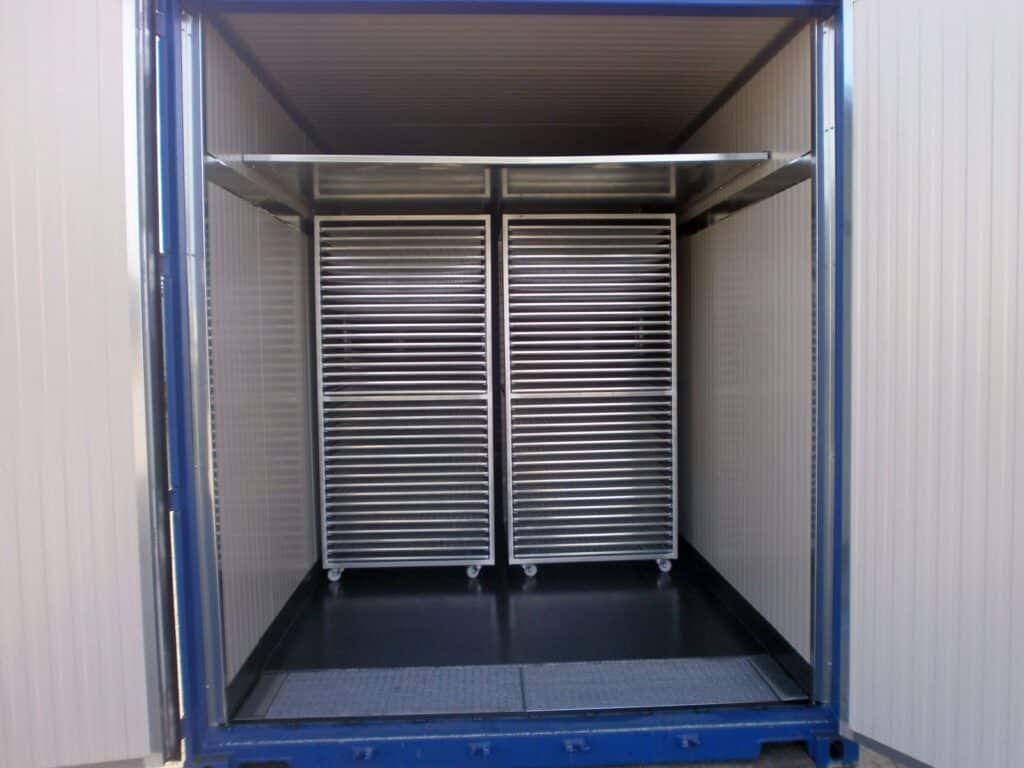 Trolley Container Dryer - For Industrial Hemp | The Best Grow